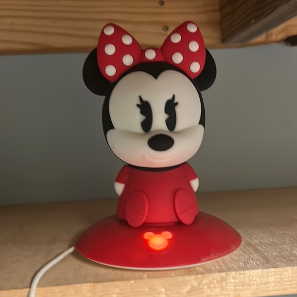 Disney | Other | Disney Minnie Mouse Nightlight Kids Safe Bedside On ...